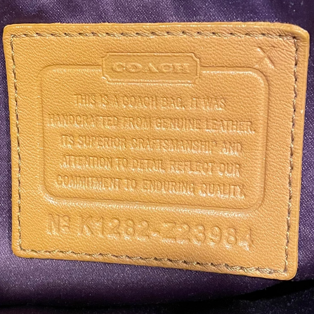 Coach Leather Tan Tote Handbag! - Gem